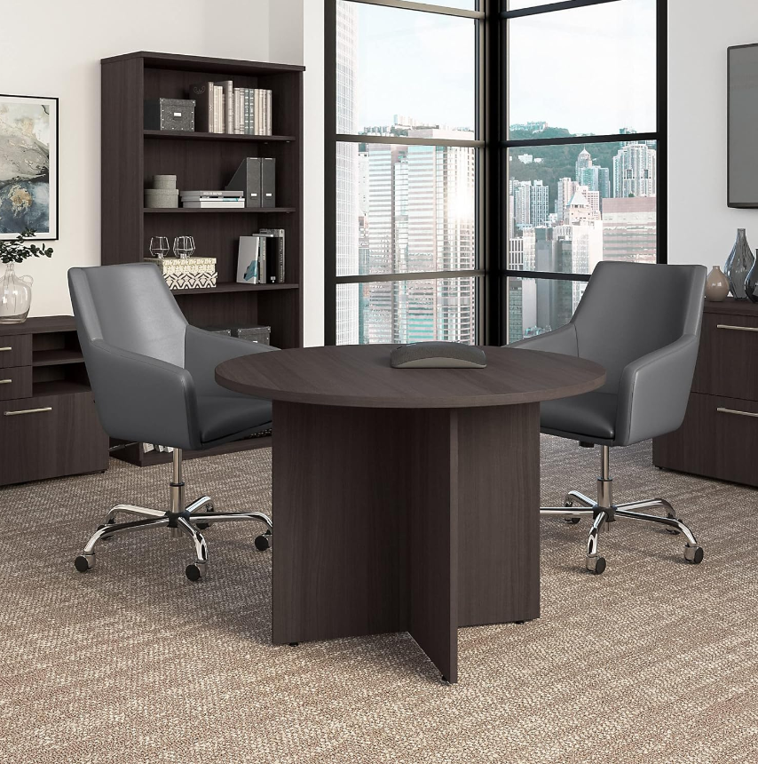Modern Round Conference Table - Wayspace Furniture